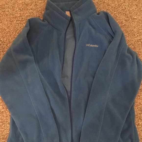 Columbia | Jackets & Coats | Columbia Light Blue Fleece Jacket | Poshmark